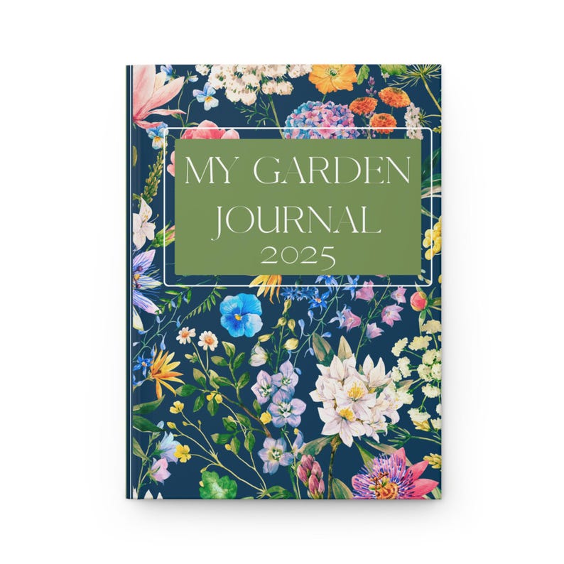 My Garden Journal 2025 Hardcover Floral Journal for Garden Enthusiasts ...