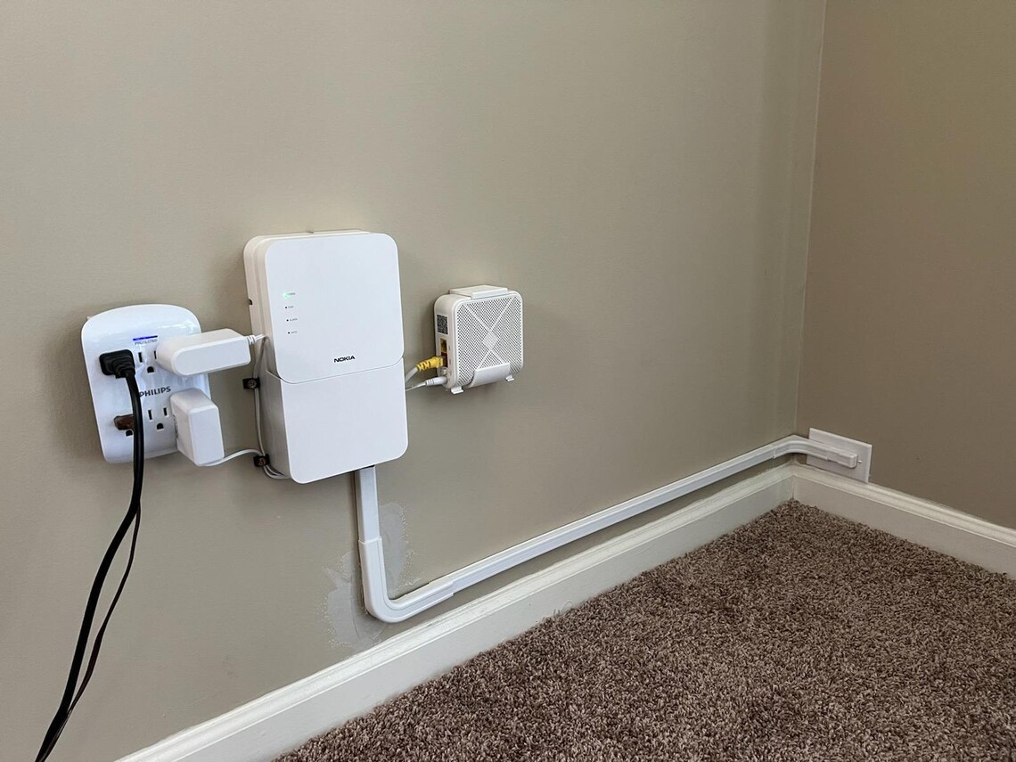 Wall-mount Bracket for Airties 4960 Mesh Unit - Durable 3D Printed ...