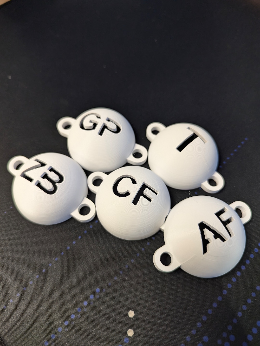 Custom Initials Golf Ball Marker Stencil, Personalized Golf Ball Marker ...