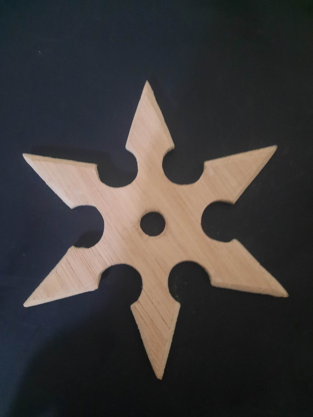 Wooden Ninja Star (hand Made) - Etsy