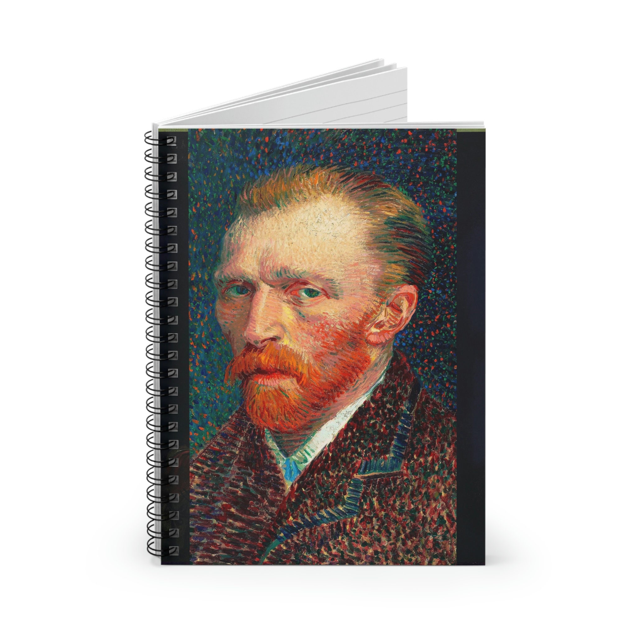 Vincent Van Gogh Self-portrait Spiral Notebook - Ruled Line - Etsy