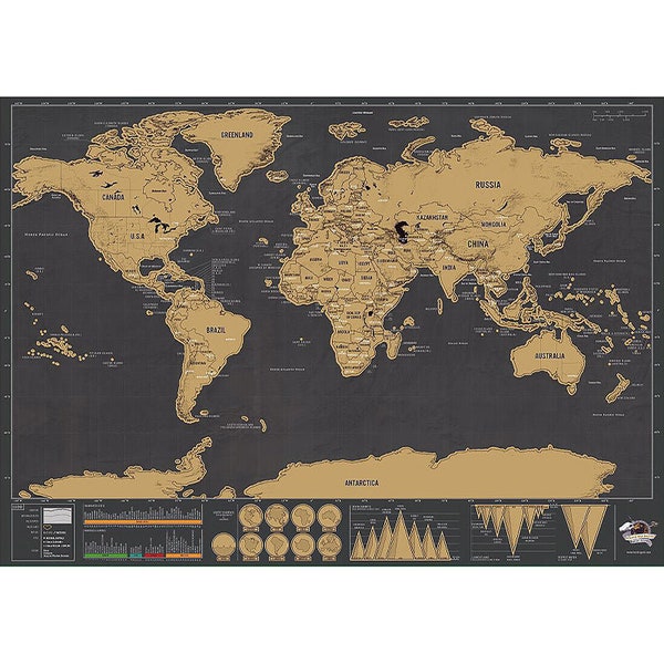 Scratch off World Map - Etsy
