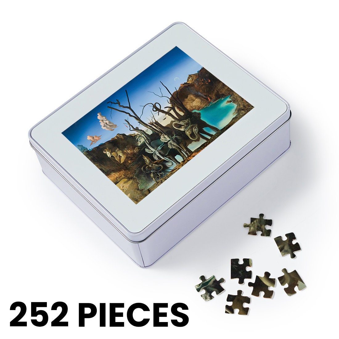Jigsaw Puzzle Salvador Dali Swans Reflecting Elephants Available in ...