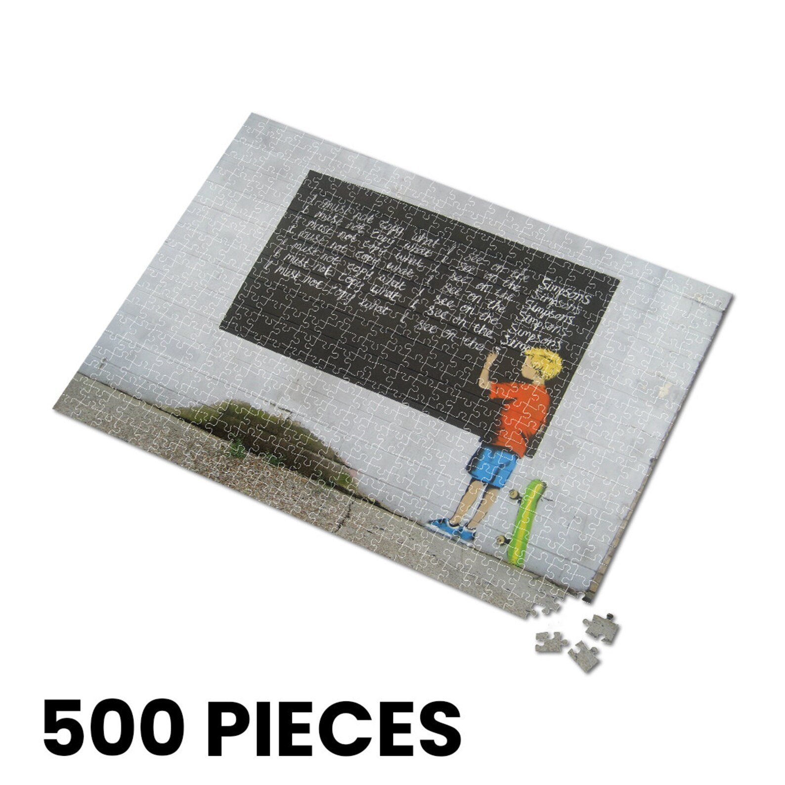 Jigsaw Puzzle Banksy Simpsons Available in 1000, 500, 252 and 110 ...