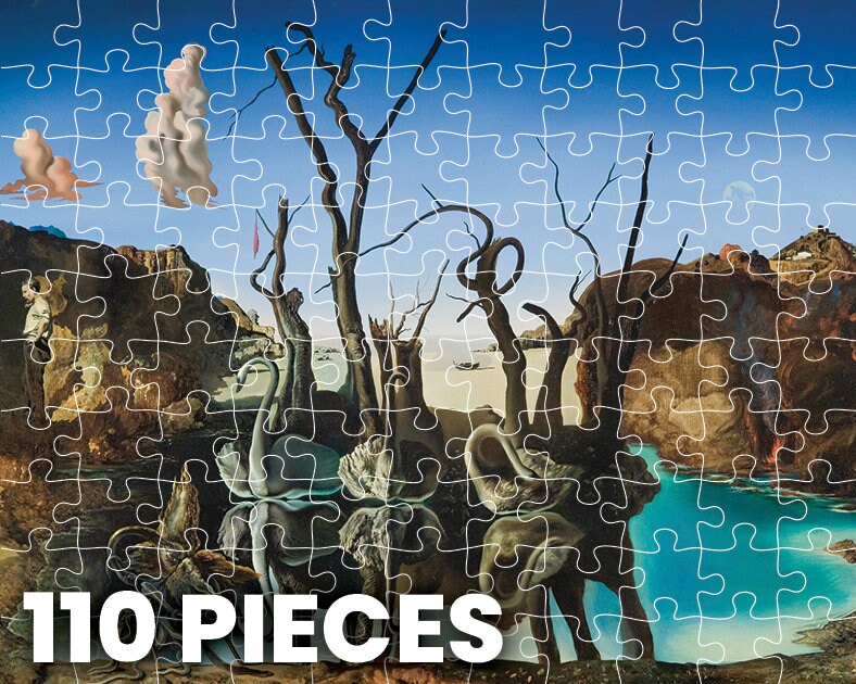 Jigsaw Puzzle Salvador Dali Swans Reflecting Elephants Available in ...