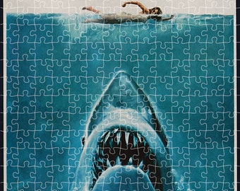 Jaws Movie Jigsaw - Etsy