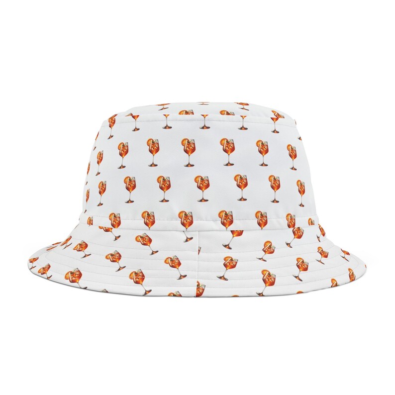 Aperol Spritz Pattern Bucket Hat, Trendy, Chic, Stylish Aperol Spritz ...