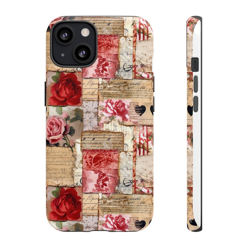 Paris Rose Phone Case With iPhone 15, Samsung, and Google Pixel, Red ...