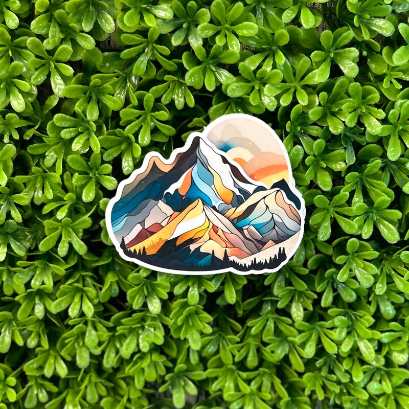 Mountain Stickers - Etsy