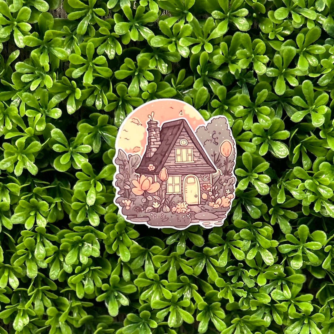 Cozy Cottagecore Sticker - Etsy