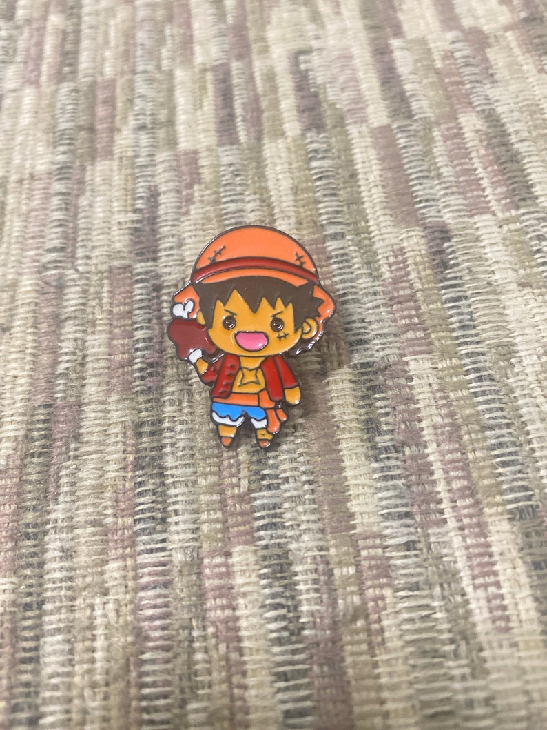 One Piece Enamel Pin Monkey D Luffy - Etsy