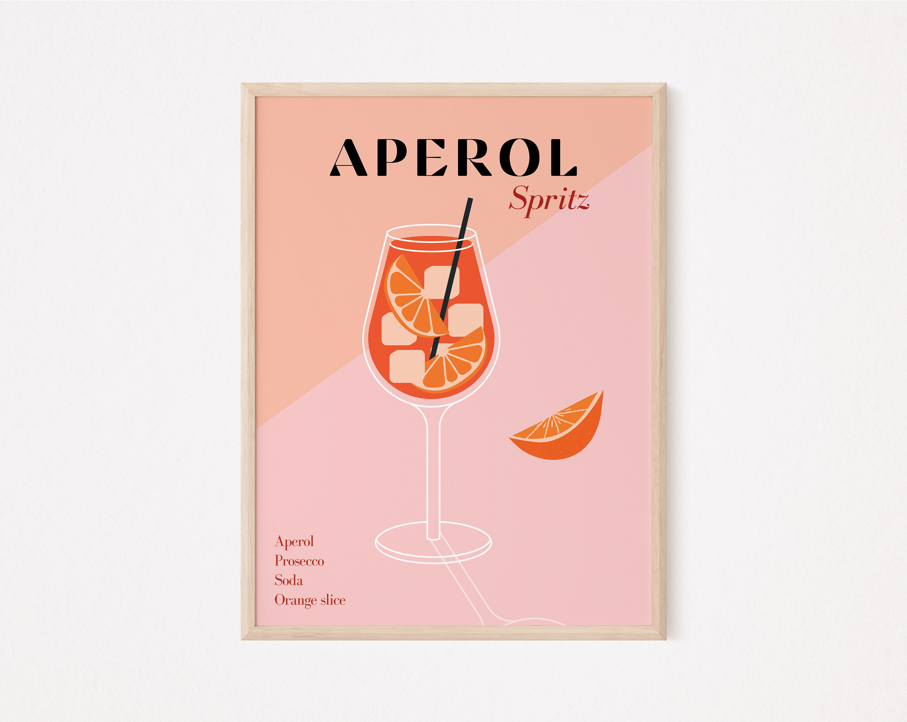 Aperol Spritz Trinken Cocktail Lieben Lustig Poster