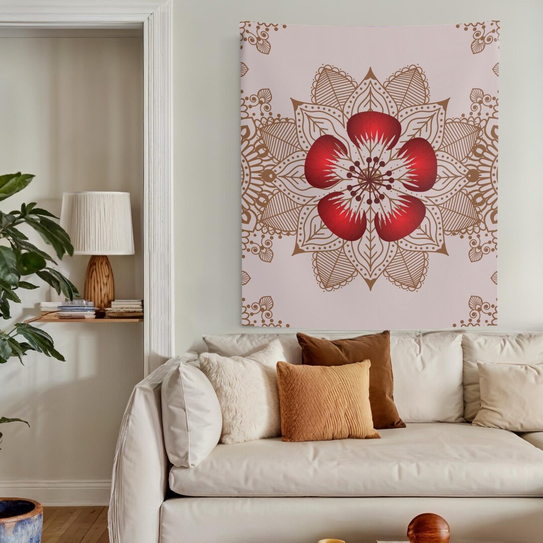 Zen Mandala Tapestry for Bedroom Room, Dorm Room Tapestry, Wall Art ...