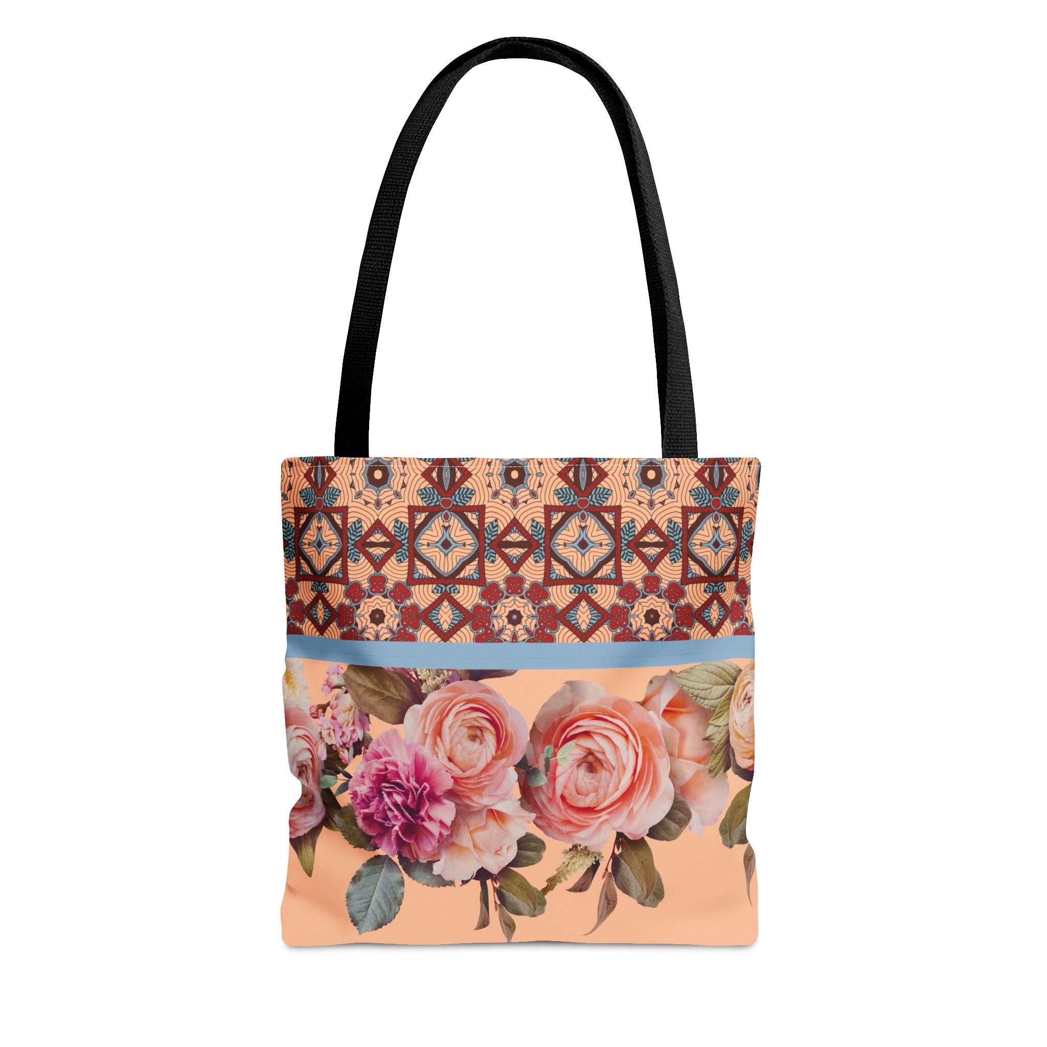 Garden Tote Bag, Timeless Patterns Inspired by Classic Florals, Floral ...