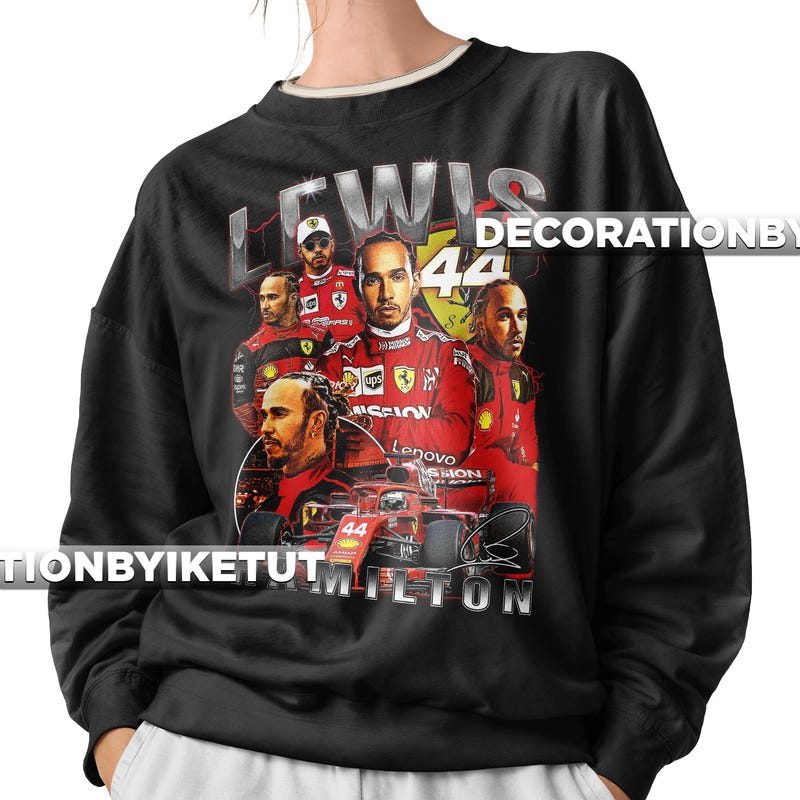 Blue Lewis Hamilton Ferrari Shirt - Etsy