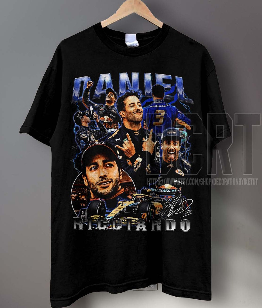 Daniel Ricciardo Formula One Shirt - Classic 90s Graphic Tee - Unisex ...