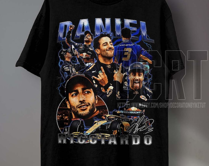 Daniel Ricciardo F1 Butterflies T-shirt, Formula 1 Graphic Tee, Formula ...
