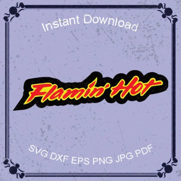 Flamin Hot Svg - Etsy