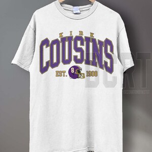KIRK COUSINS Shirt, Football Shirt, Classic 90s Graphic Tee, Unisex ...