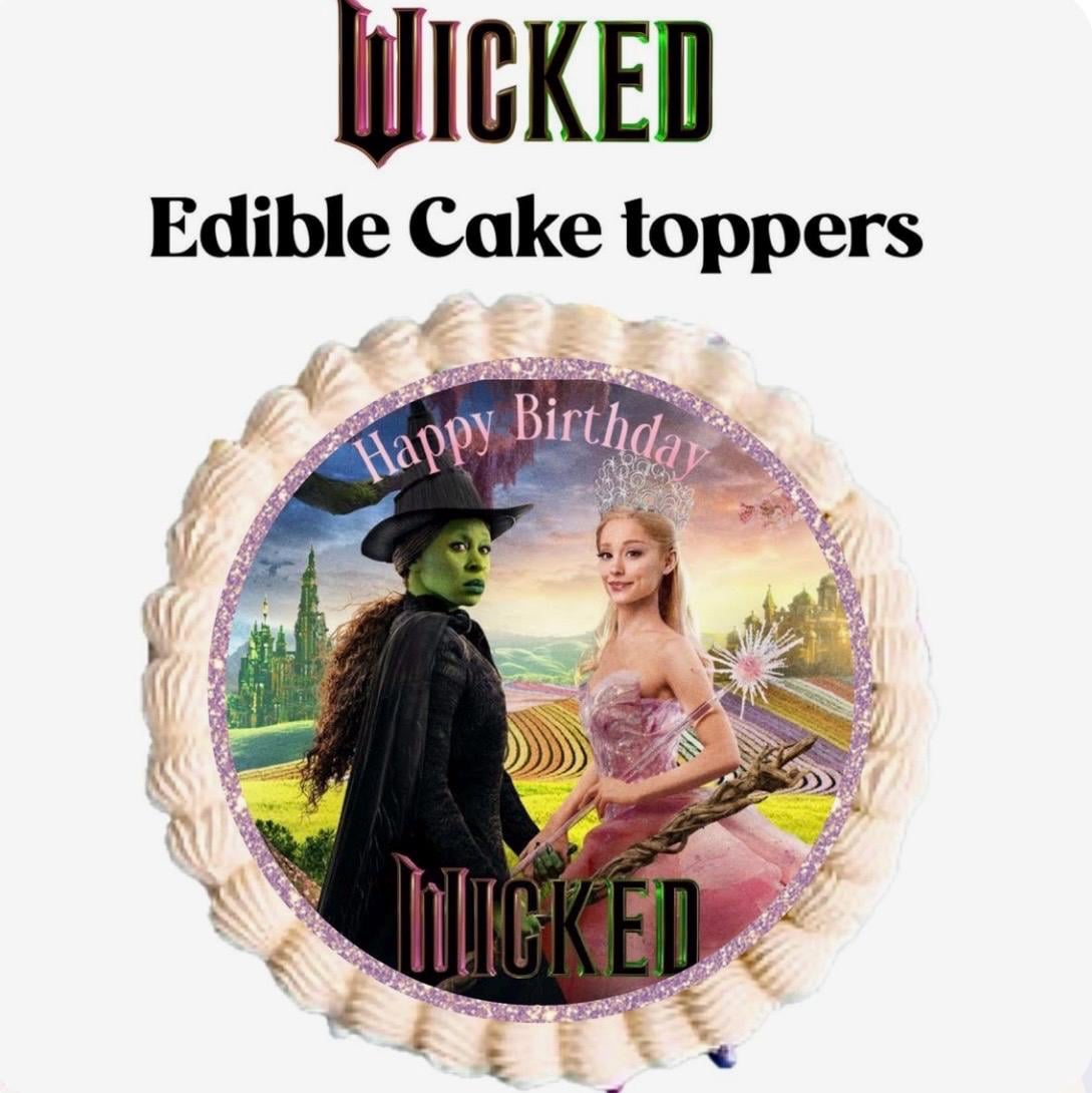 Wicked Cake Topper ,wicked Edible Cake Topper - Etsy