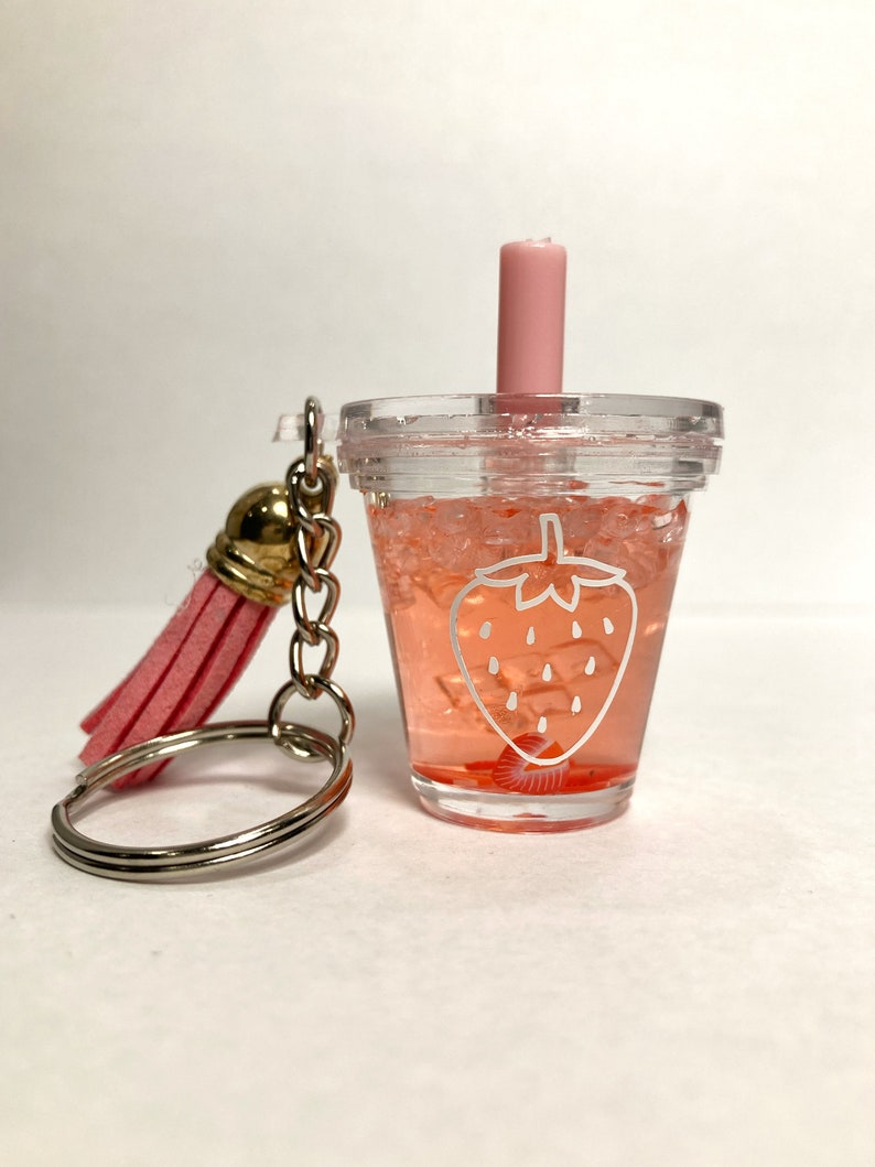 Shaker Liquid Keychain - Etsy