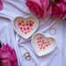 Hand-painted Trinket Dish, Wedding Ring Holder, Engagement Jewelry Dish ...