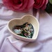 Hand-painted Trinket Dish, Wedding Ring Holder, Engagement Jewelry Dish ...