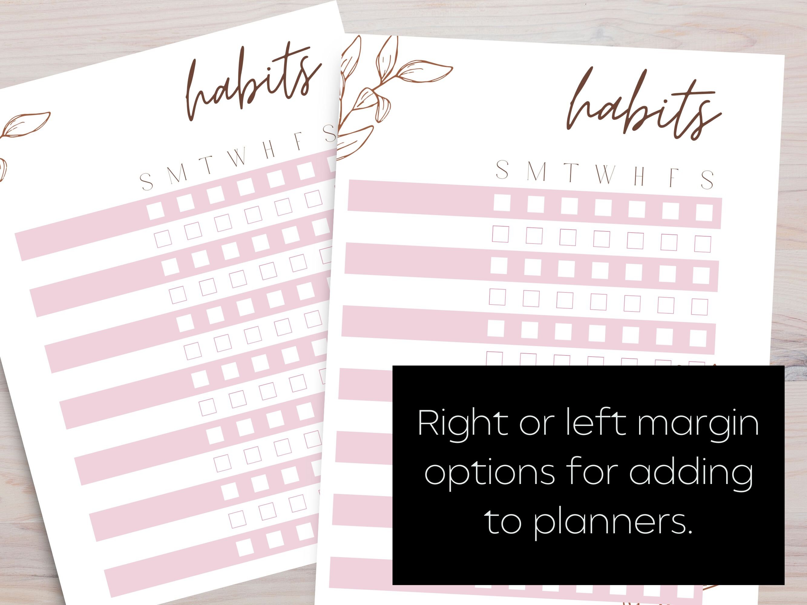 Weekly Habit Tracker Printable - Etsy