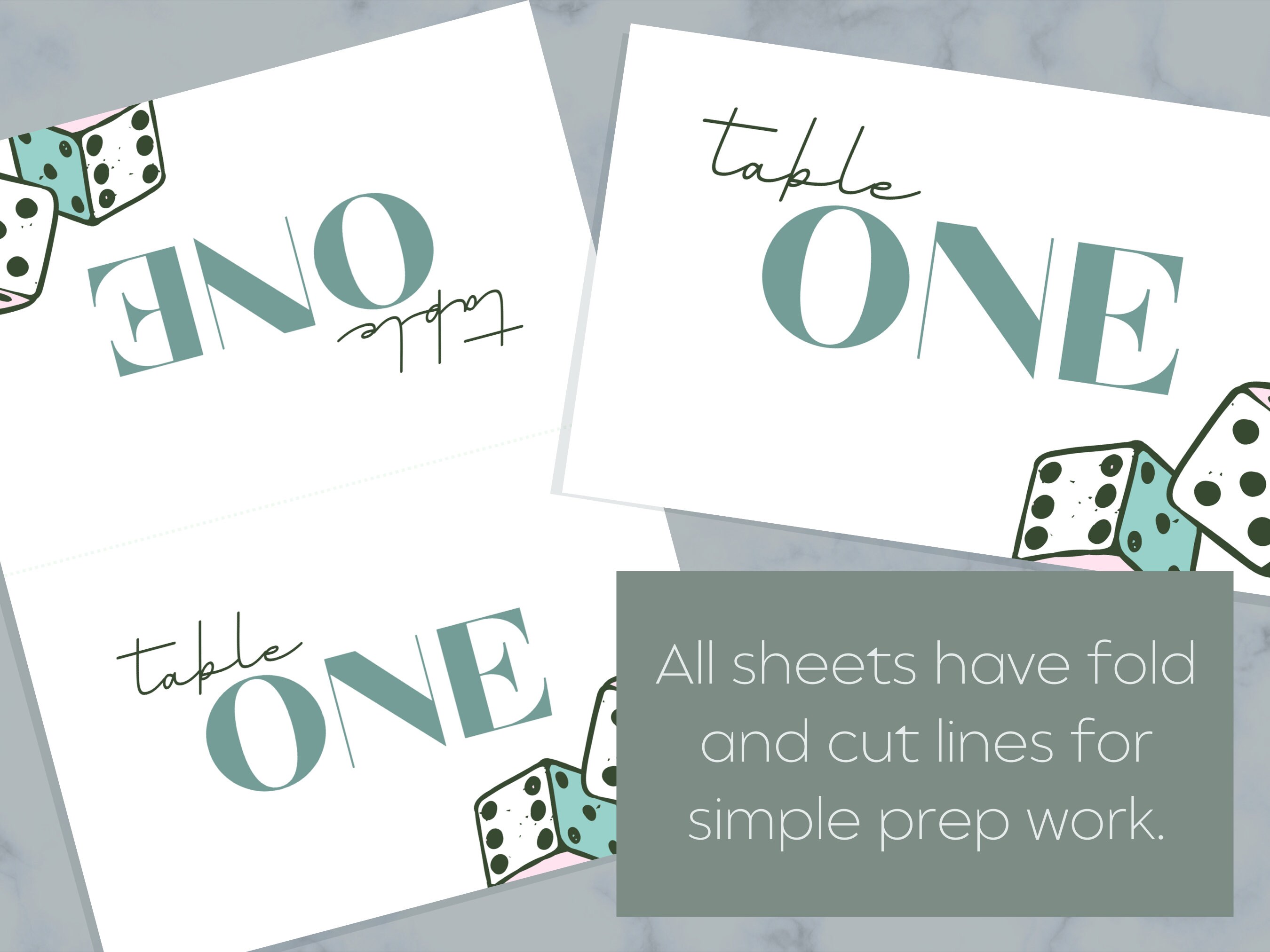 Cute Bunco Scorecard Set - Etsy