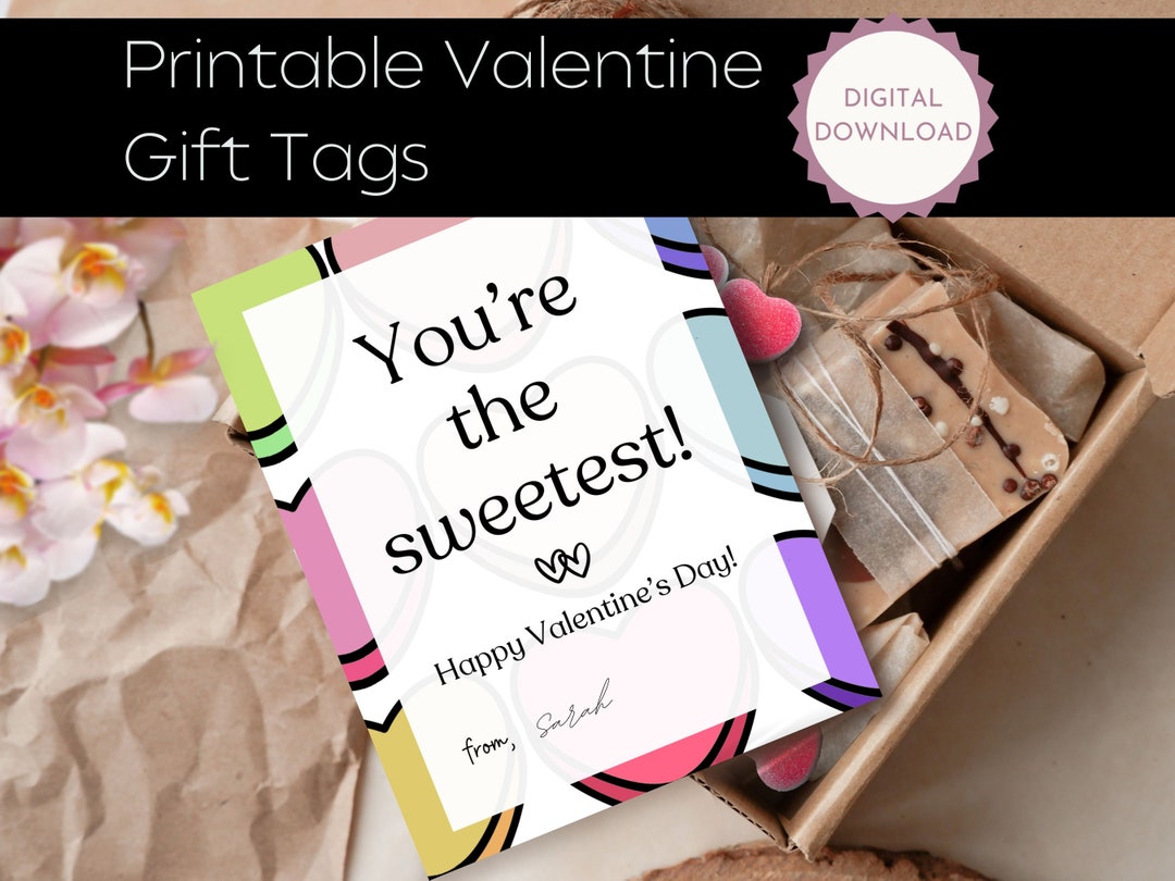 Sweet Heart Gift Tags for Valentine Gifts and Favors - Etsy