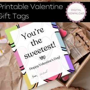 Sweet Heart Gift Tags for Valentine Gifts and Favors - Etsy