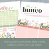 Pink Floral Bunco Scoresheet Set - Etsy