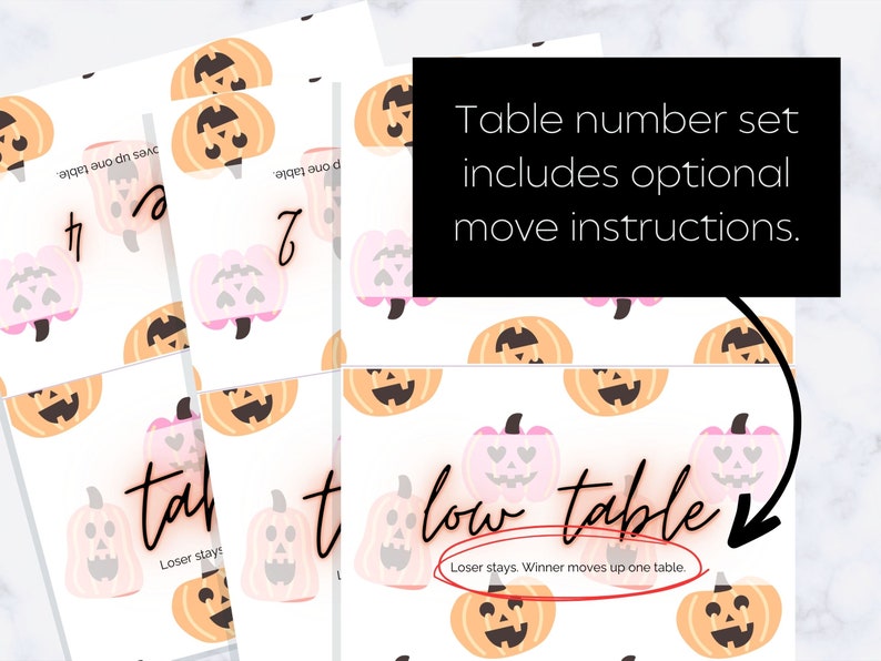 Cute Halloween Bunco Scorecard Set - Etsy