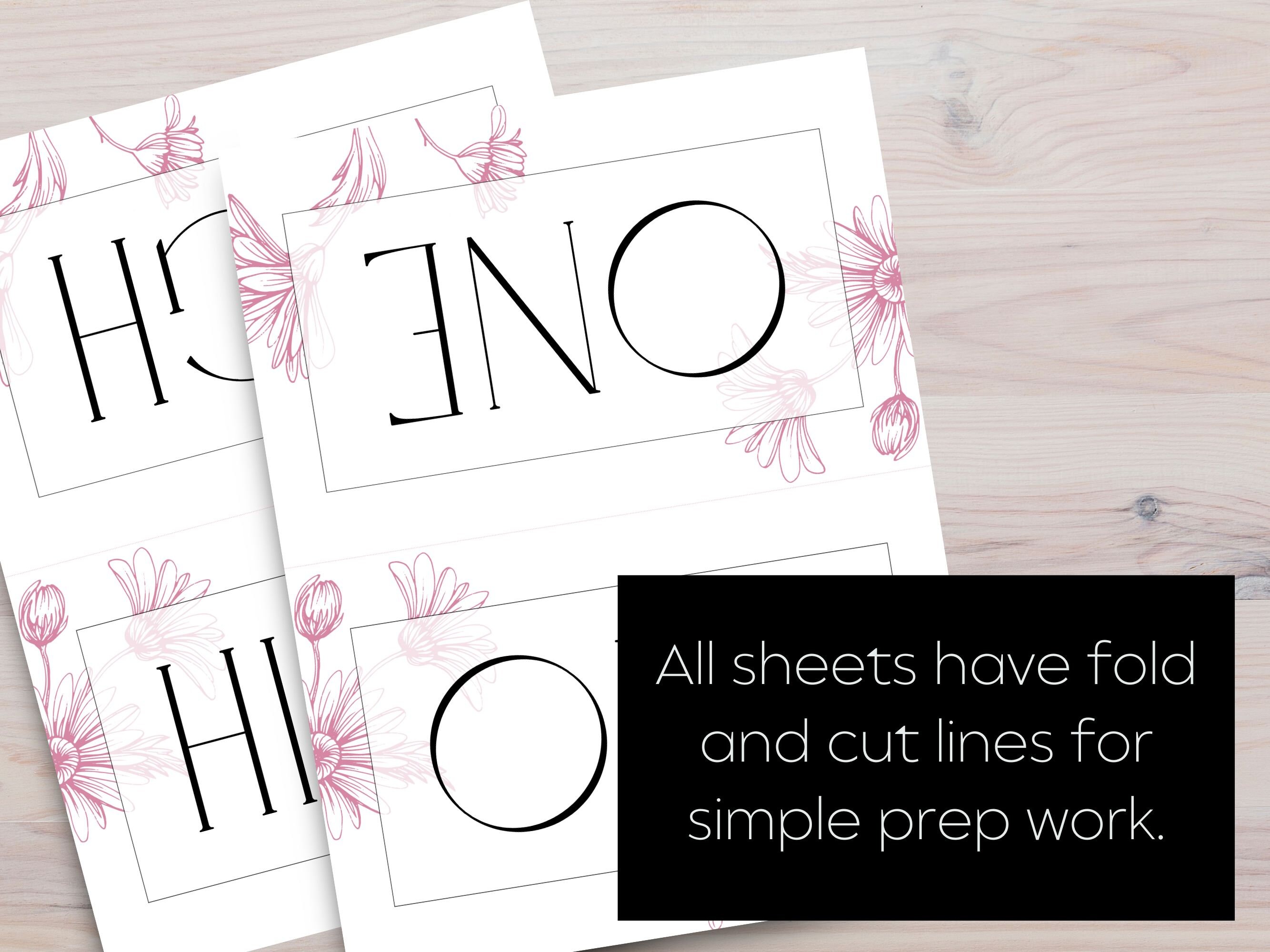 Pink Floral Bunco Scoresheet Set - Etsy
