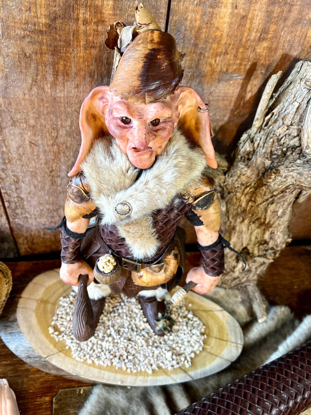 Handcrafted Caricature Figurine, Polymer Clay Doll Commander Troll - Etsy