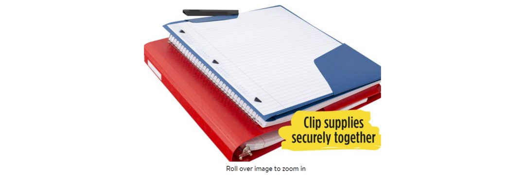 Five Star Clip N Store 2 Pocket Folder Fire Red Pocket Folders Etsy