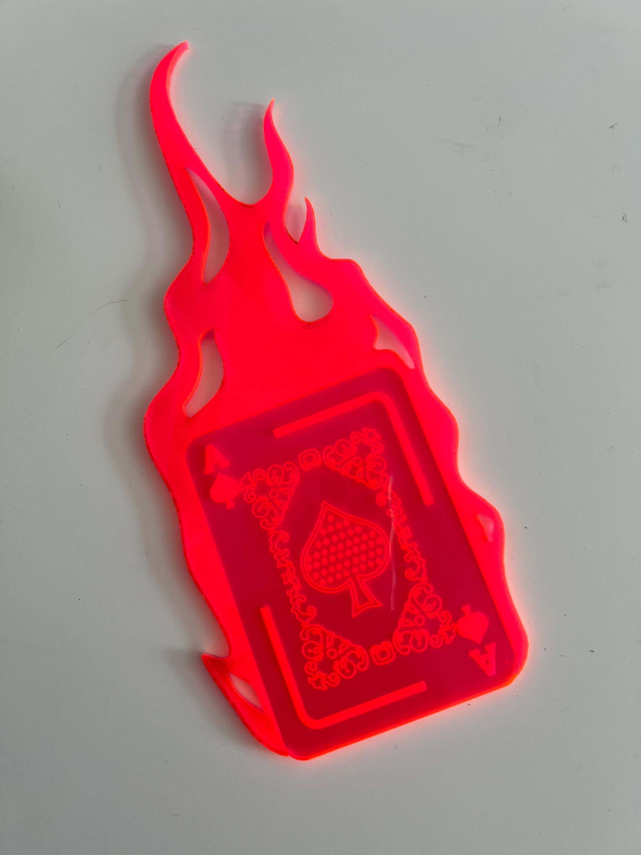 Gambit Flaming Ace of Spades Cosplay Card - Etsy