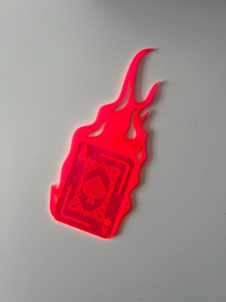 Gambit Flaming Ace of Spades Cosplay Card - Etsy