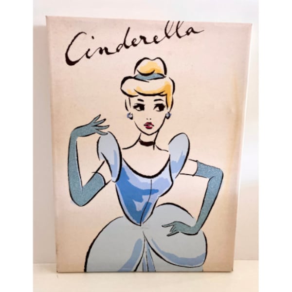 Vintage Cinderella Wall Art - Etsy