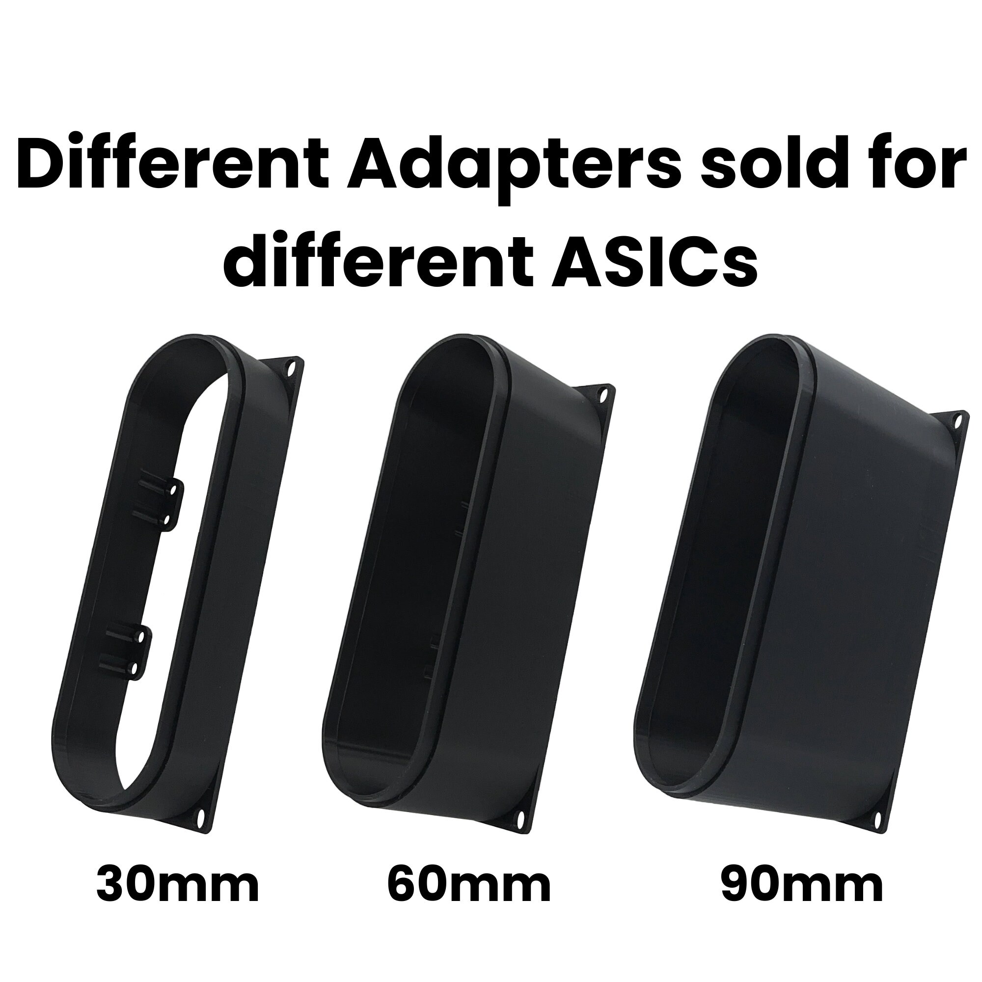 Antminer Front Rear Kit 10 Inch Fan Shroud KS3 S21 KA3 D9 L7 S19 HS3 30 ...