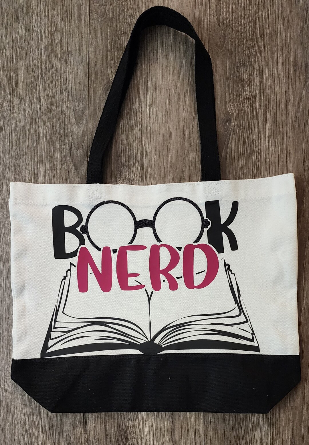 Book Nerd Tote; Reader Tote Bag; Book Lover Gift; Gift for Teen Girl ...