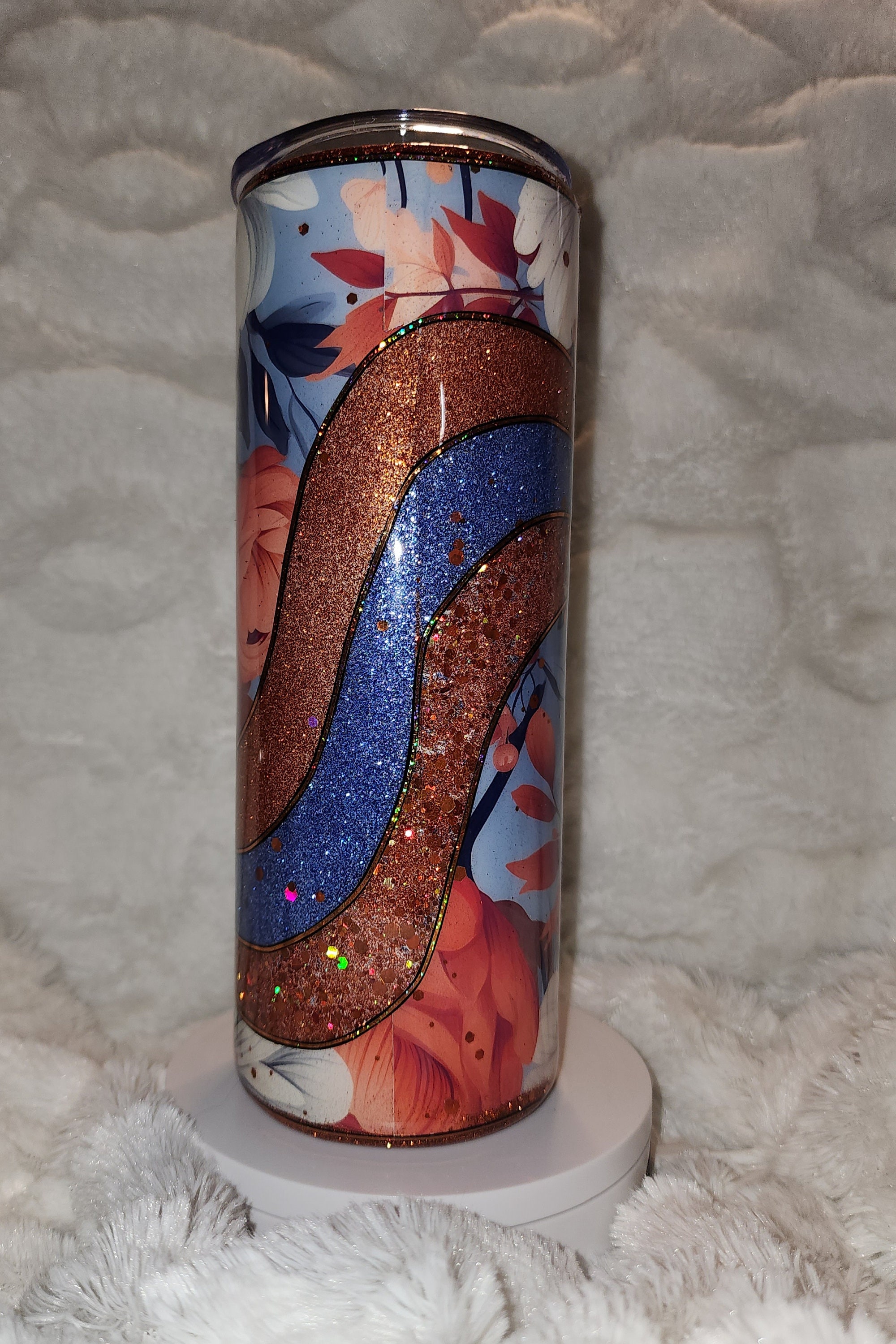 Fall Glitter Epoxy Tumbler Autumn Ombre Epoxy Tumbler Fall Lover Gift ...