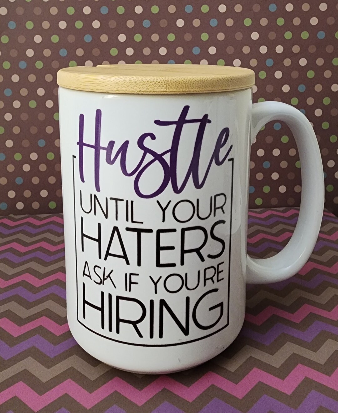 Hustle Mug; Everyday Funny Mug; Inspiration Mug; 15oz Mug; Black and ...