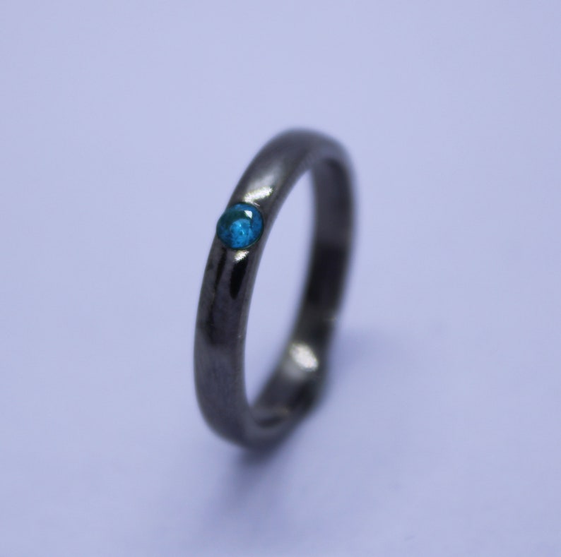 Blue Topaz Sterling Silver Ring - Jujutsu Kaisen Yuta Inspired - Etsy