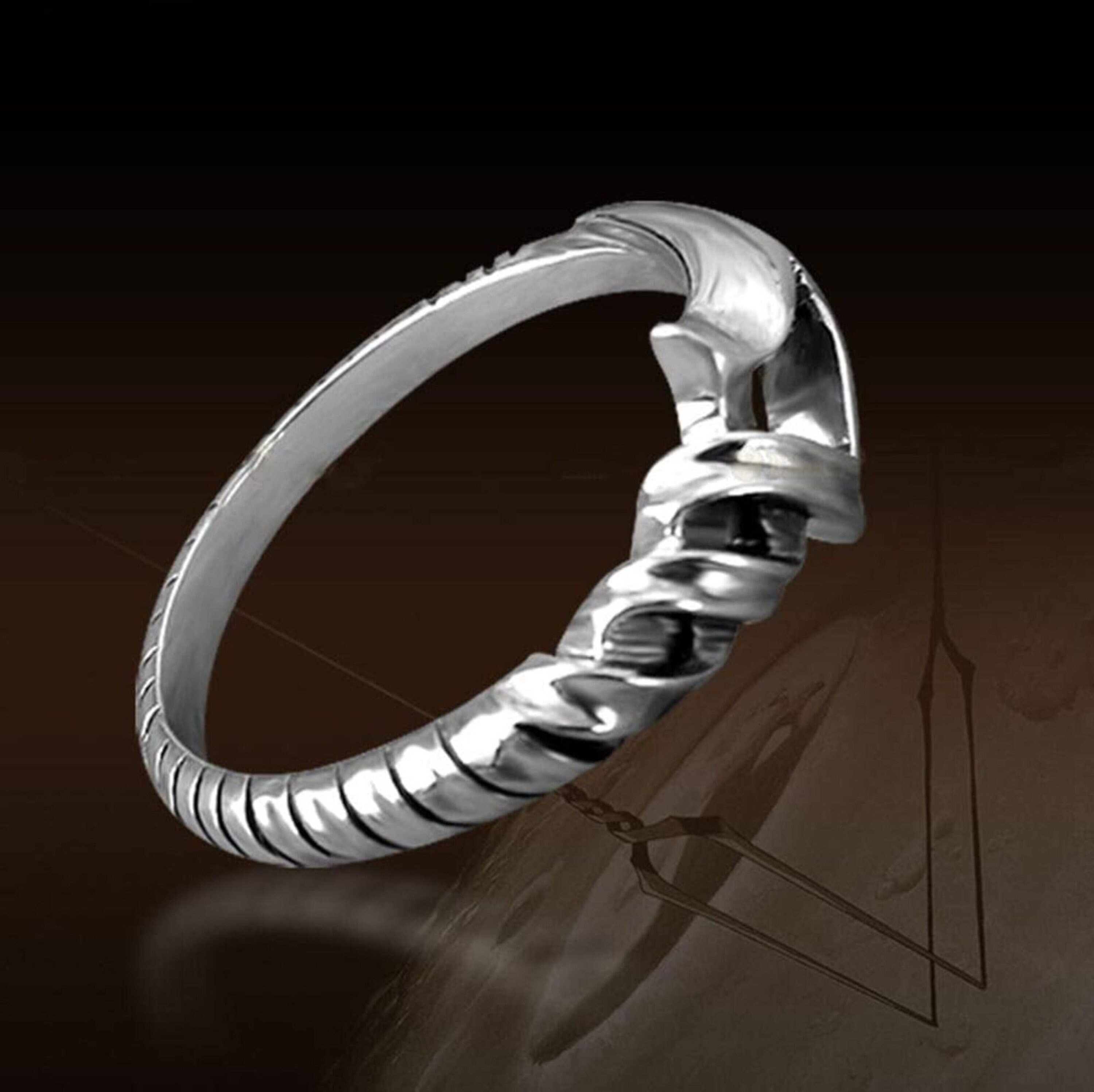 Evangelion Ring Spear of Longinus Ring Anime EVA Ayanami - Etsy