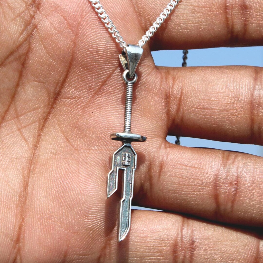 Jujutsu Kaisen Toji Fushiguro Inspired Sword Necklace, Anime Inspired ...