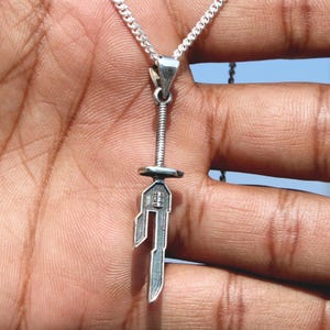 Jujutsu Kaisen Toji Fushiguro Inspired Sword Necklace, Anime Inspired ...