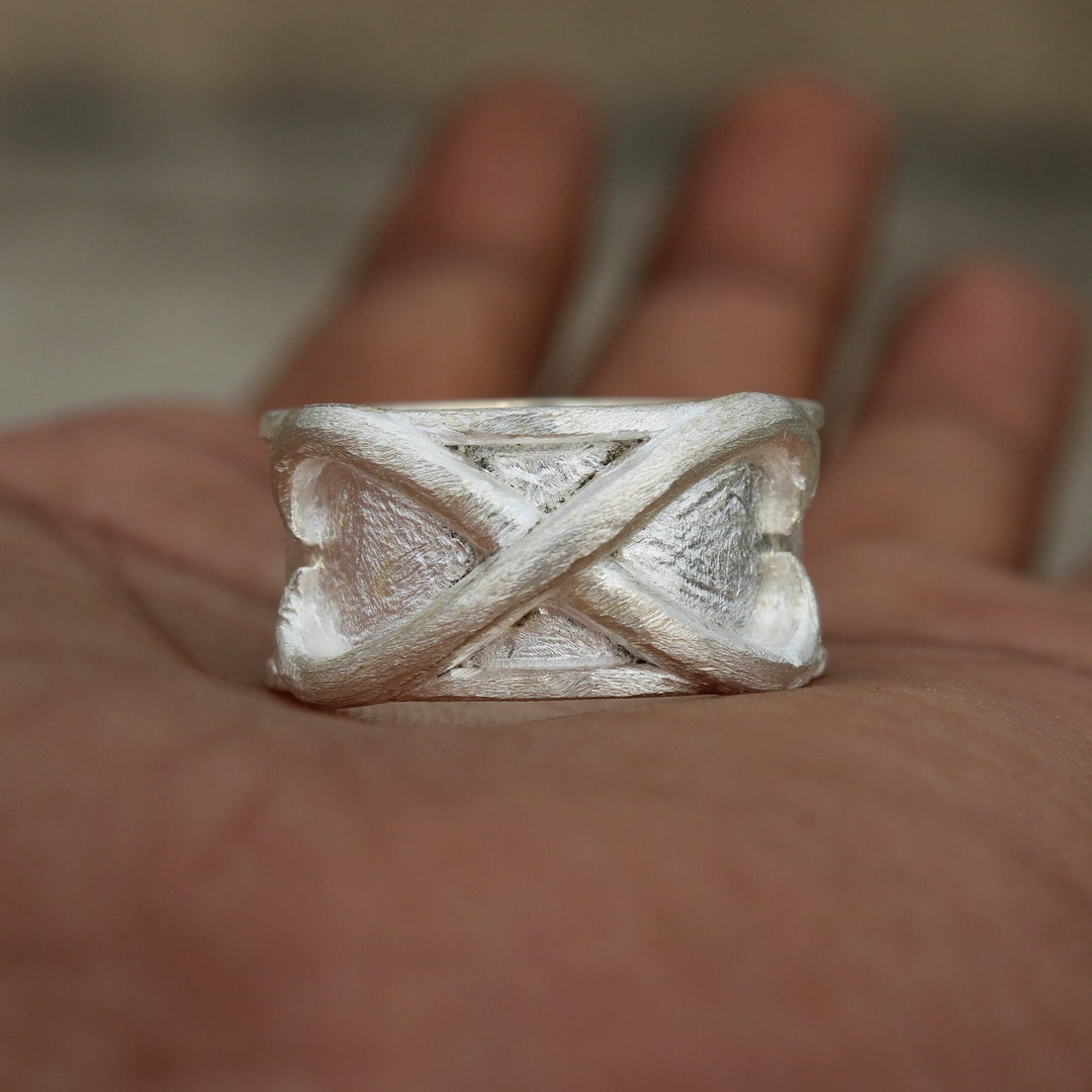 Handcrafted Black Goku Ring, Dragon Ball Z Silver Ring, Goku Infinity ...