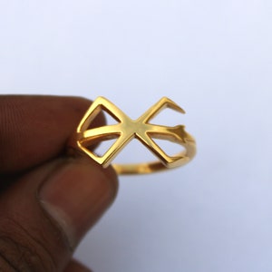 Berserk Inspired Guts Brand of Sacrifice Chunky Silver Anime Ring ...