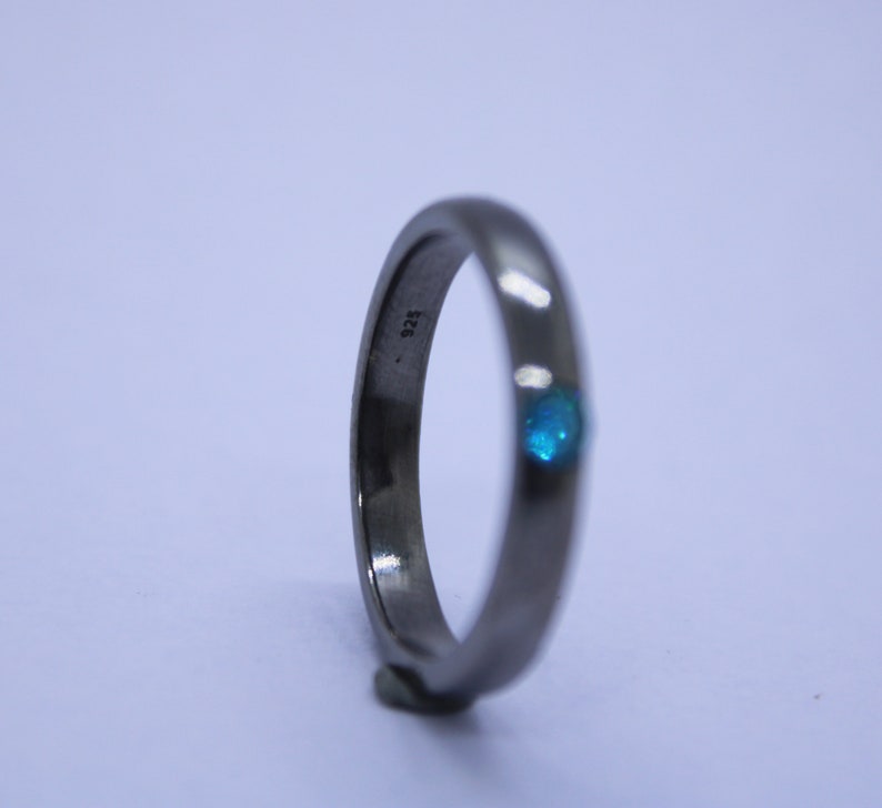 Blue Topaz Sterling Silver Ring - Jujutsu Kaisen Yuta Inspired - Etsy